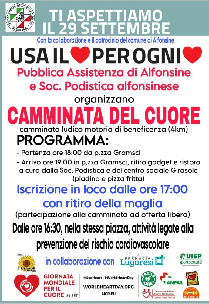 UISP - Emilia-Romagna - GIORNATA DEL CUORE - Uisp presente ad Alfonsine per la due giorni ...